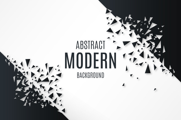 Abstract Background with Broken Shapes | Free Vector - Zonic Design ...