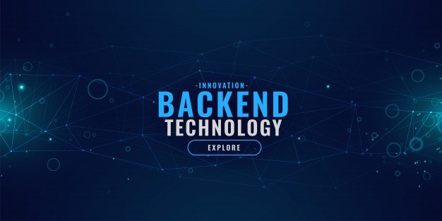 Digital Technology Background With Glowing Lines Mesh | Free Vector ...