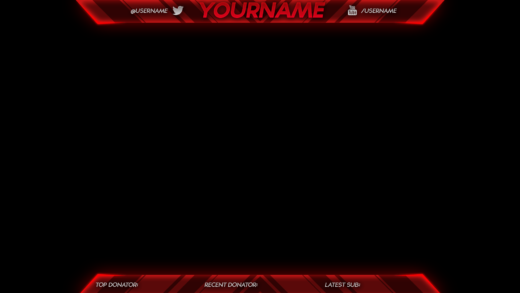 Sick Twitch Overlay Template Abstract | Free Download - Zonic Design ...