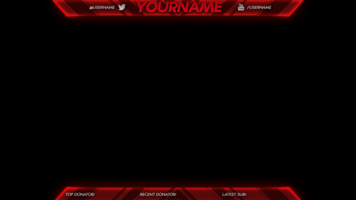 Sick Twitch Overlay Template Abstract | Free Download - Zonic Design ...