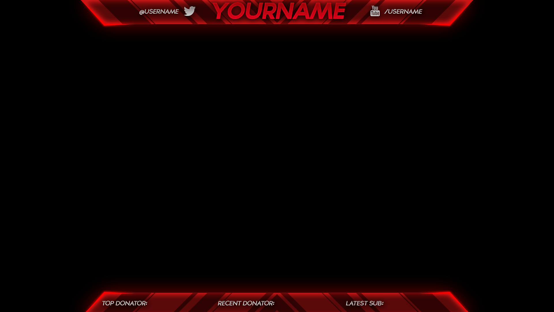 Sick Twitch Overlay Template Abstract Free Download Zonic Design 