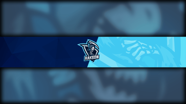 Reaper Gaming Clan Mascot Banner | Free PSD - Zonic Design Download
