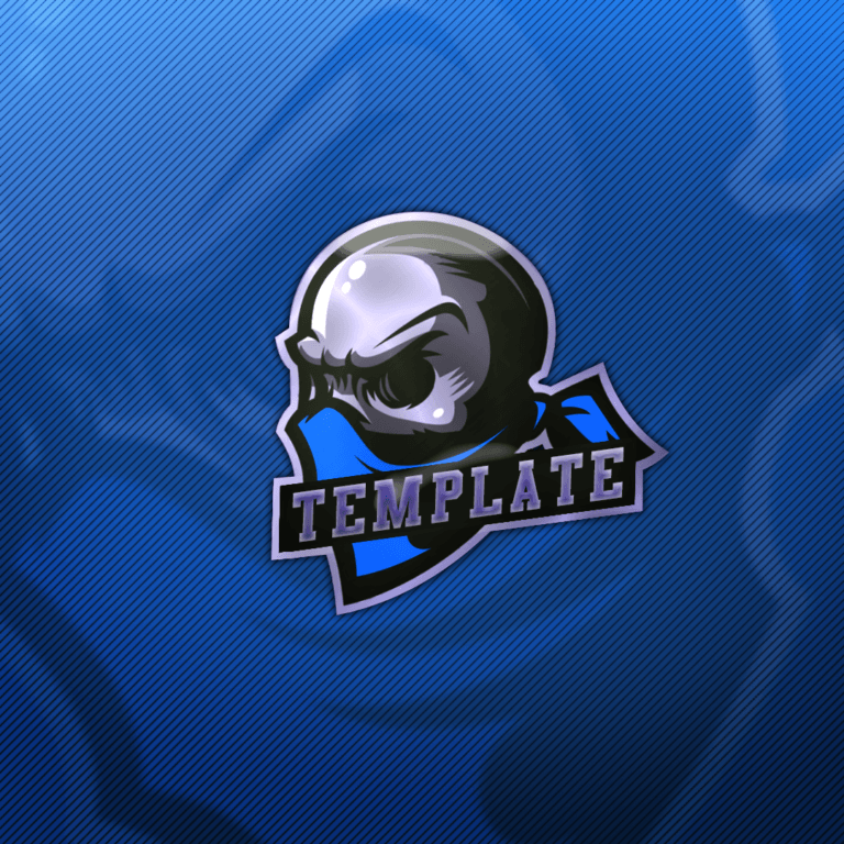 Skull Gaming Clan Mascot Avatar | Free PSD - Zonic Design Download