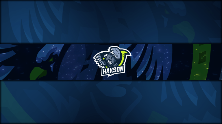 Eagle Gaming Clan Mascot Banner | Free PSD - Zonic Design Download
