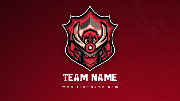 Skull Gaming Clan Mascot Banner | Free PSD - Zonic Design Download