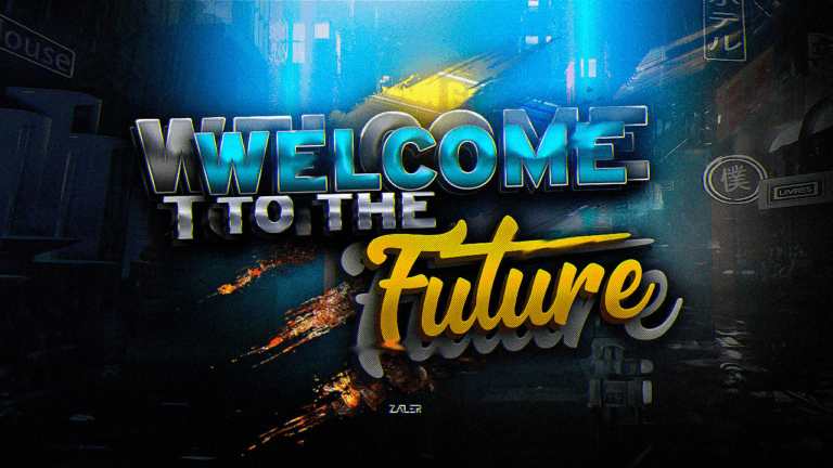 GFX PACK Welcome To The Future | FREE PSD - Zonic Design Download